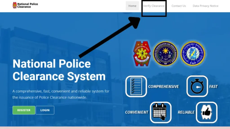 Police Clearance Online Verification in the Philippines